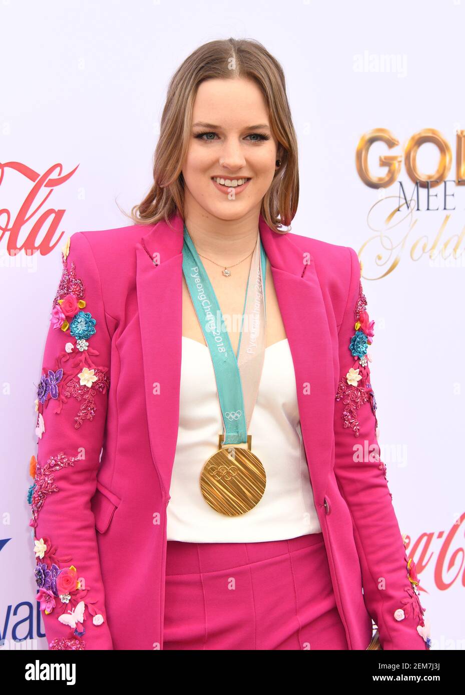 Cassie Sharpe arrives to the 6th Annual Gold Meets Golden Party Hosted ...