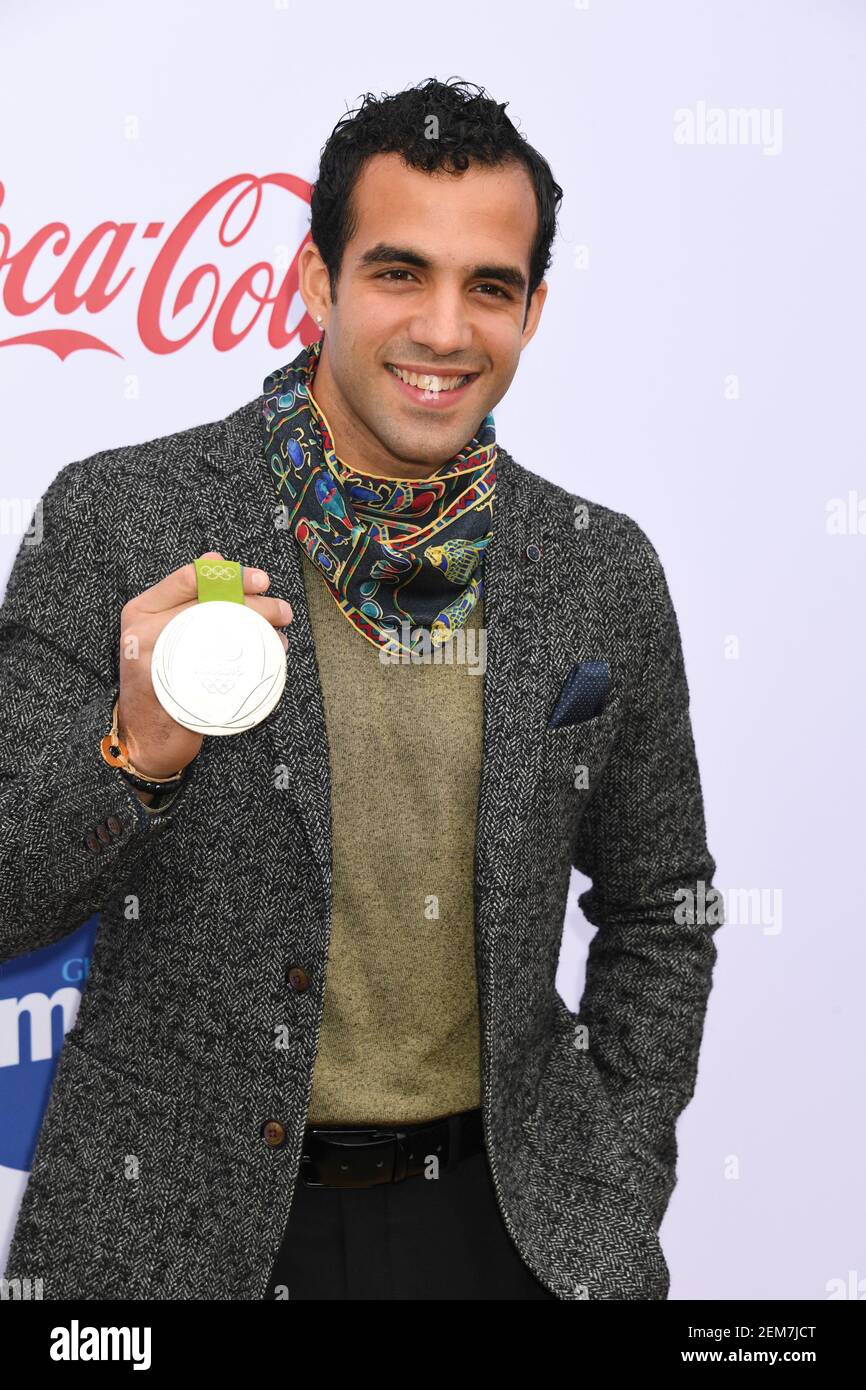 Danell Leyva arrives to the 6th Annual Gold Meets Golden Party Hosted ...