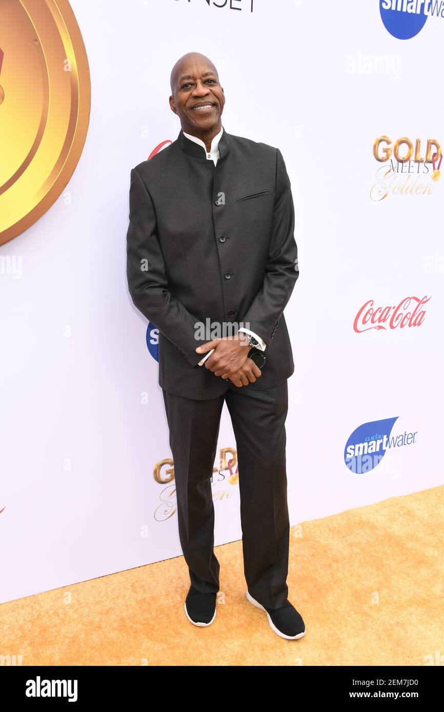 Dr Edwin Moses arrives to the 6th Annual Gold Meets Golden Party Hosted ...