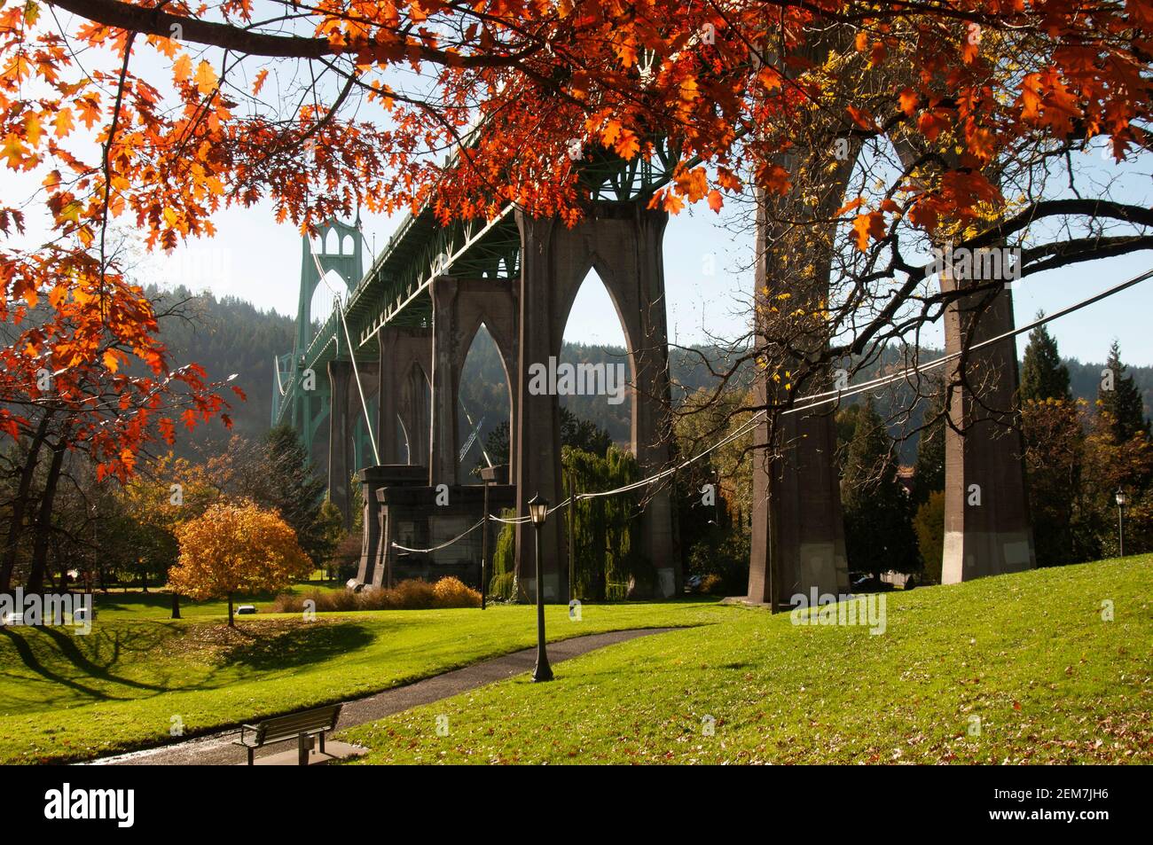The Saint Johns Bridge is Portland's finest bridge. Built during the ...