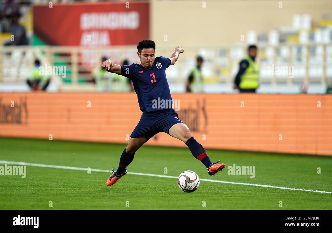 January 6, 2019 : Theerathon Bunmathan of Thailand during Thailand v ...