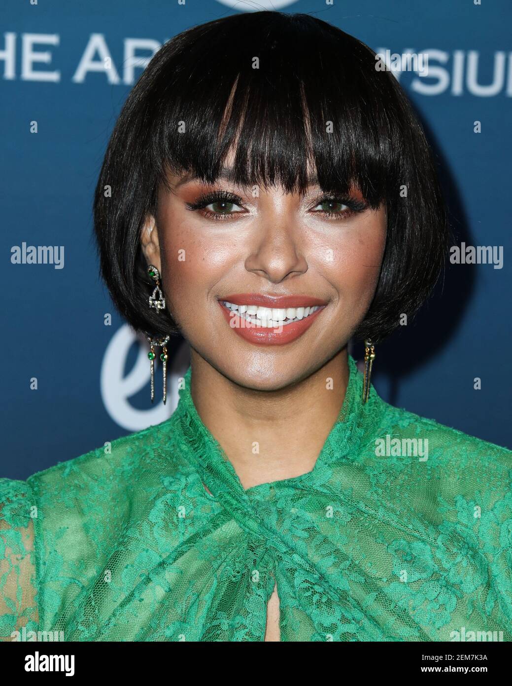 LOS ANGELES, CA, USA - JANUARY 05: Actress Kat Graham arrives at The ...