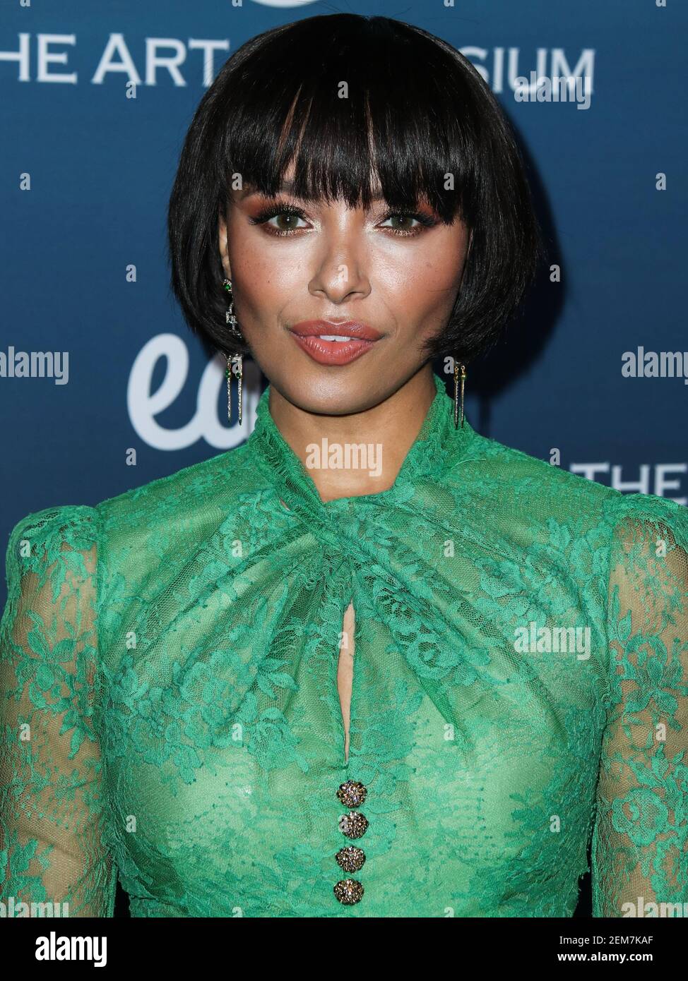 LOS ANGELES, CA, USA - JANUARY 05: Actress Kat Graham arrives at The ...