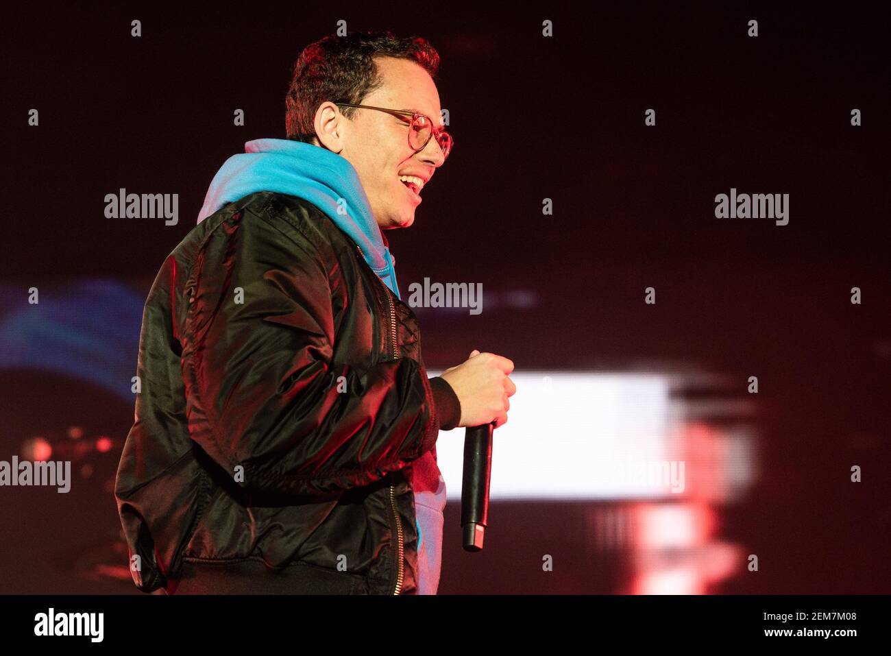 Logic performs onstage during the 2019 AT&T Playoff Playlist Live at ...