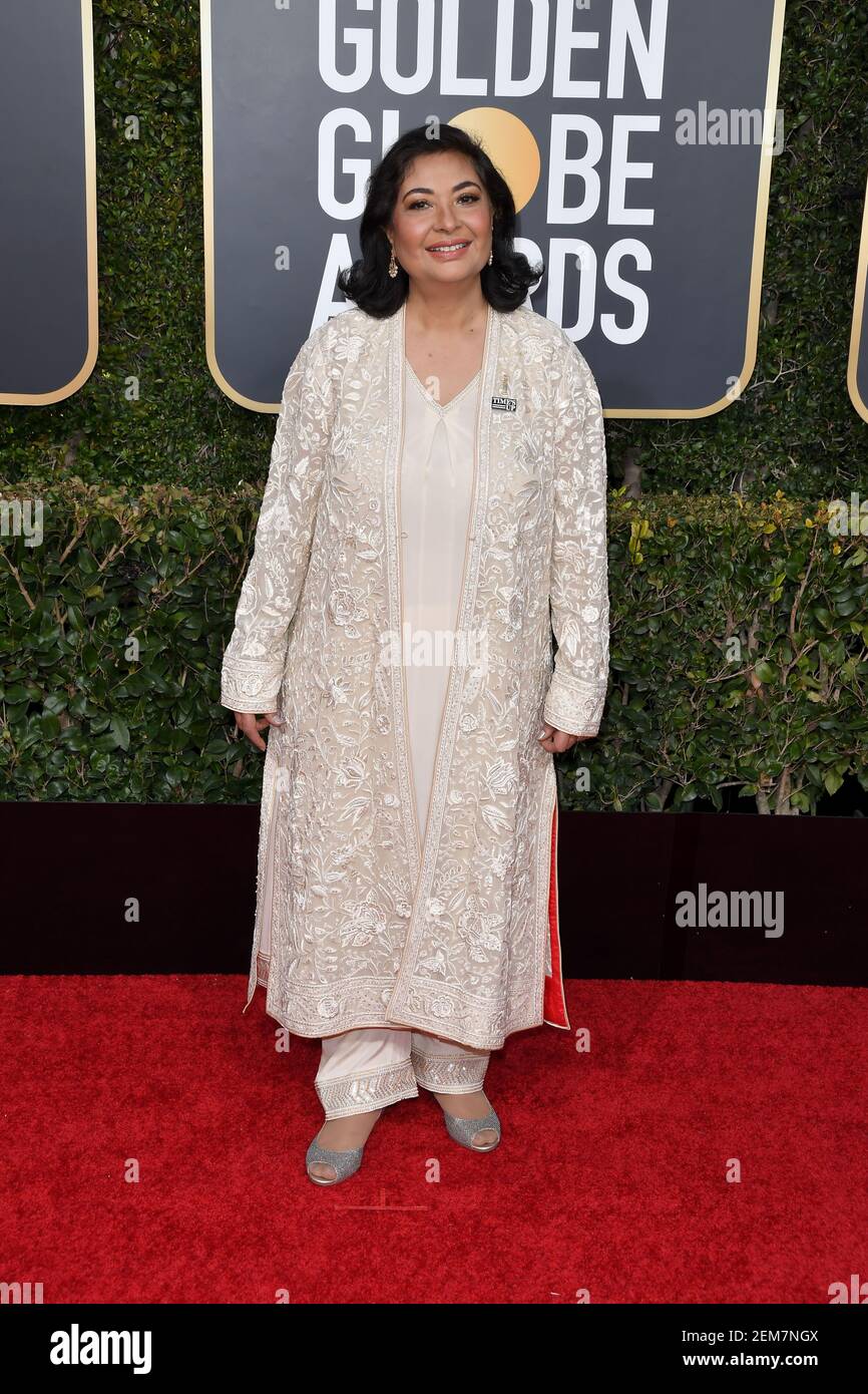 Meher Tatna at the 76th Golden Globe Awards during the red carpet ...