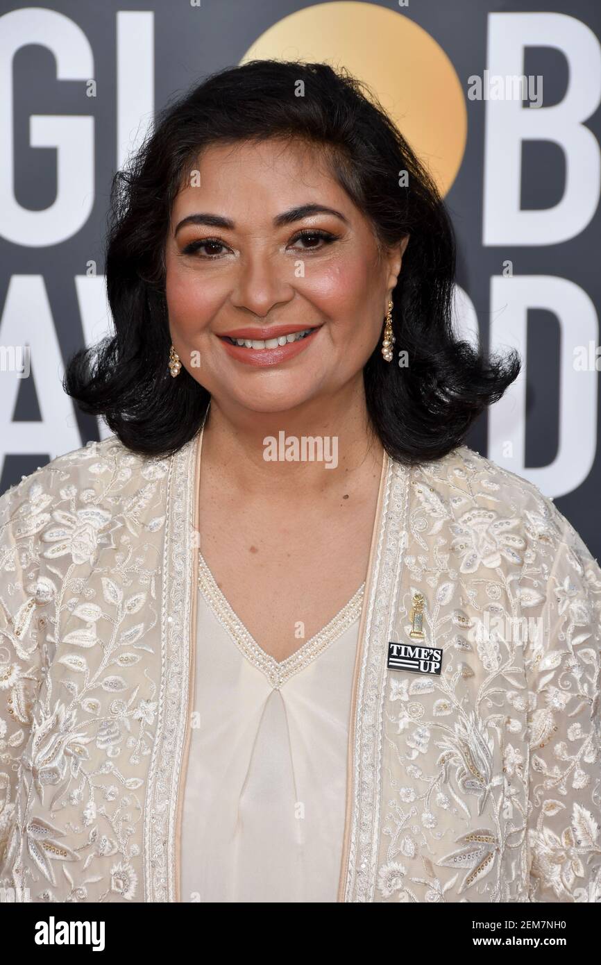Meher Tatna at the 76th Golden Globe Awards during the red carpet ...