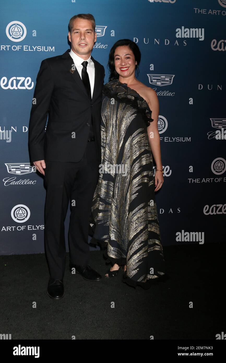 Shepard Fairey, Amanda Fairey at the Art of Elysium 12th Annual HEAVEN ...