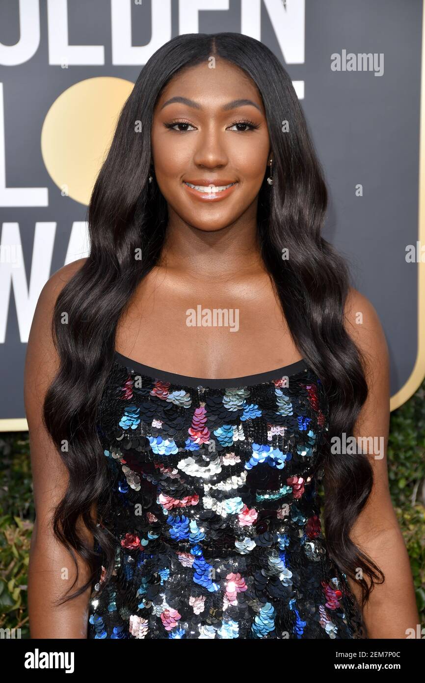 Isan Elba at the 76th Golden Globe Awards during the red carpet ...