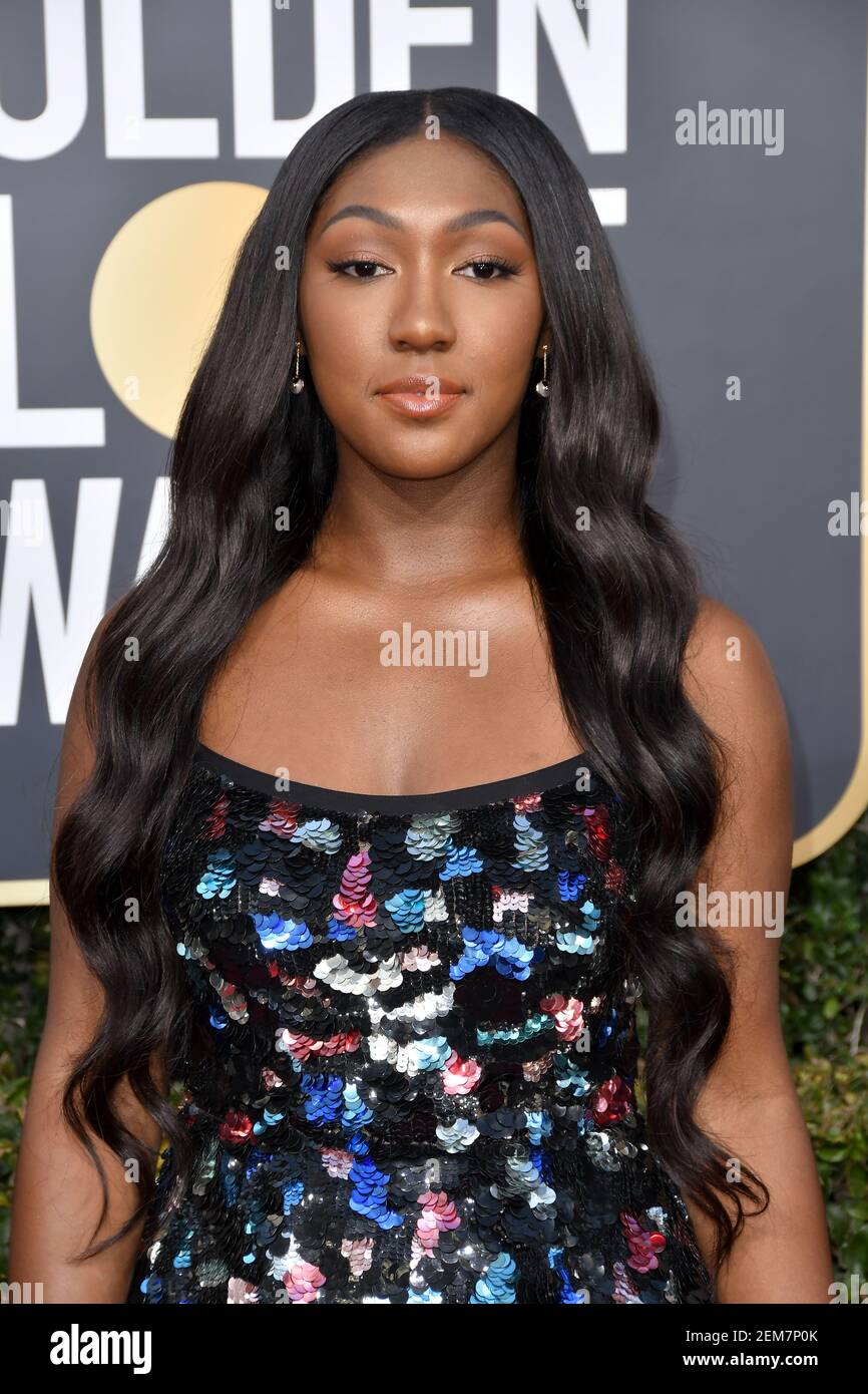 Isan Elba at the 76th Golden Globe Awards during the red carpet ...