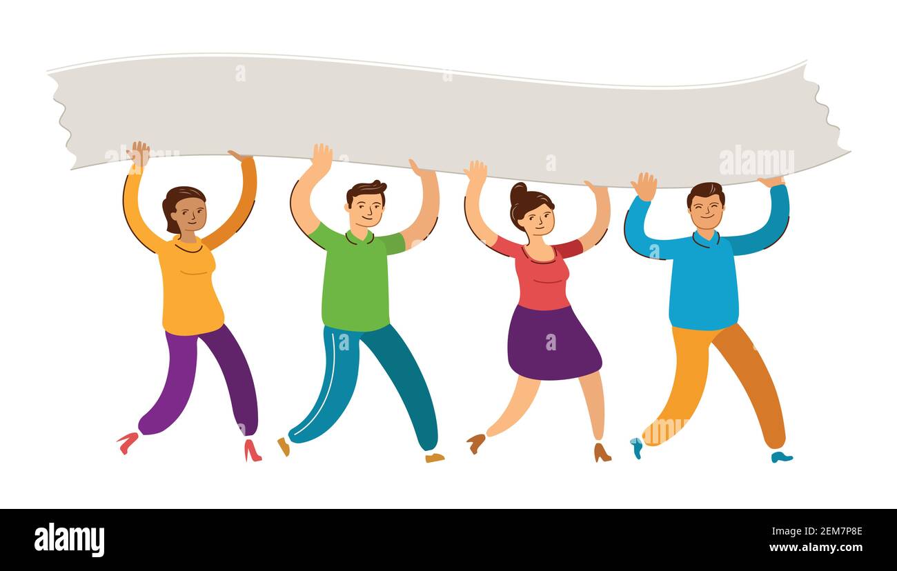 Activist walk Stock Vector Images - Alamy