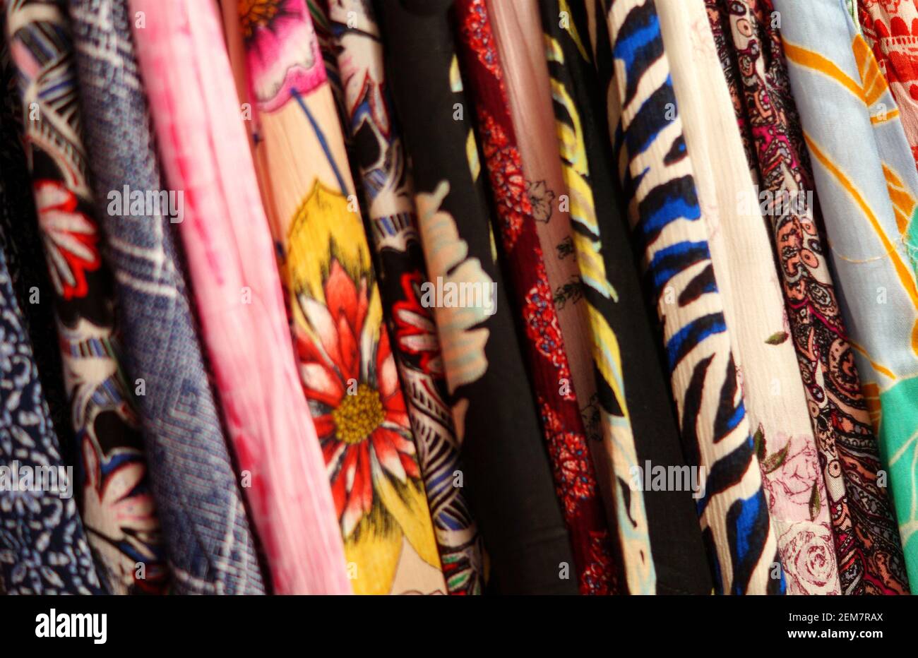 Hanging saree hi-res stock photography and images - Alamy