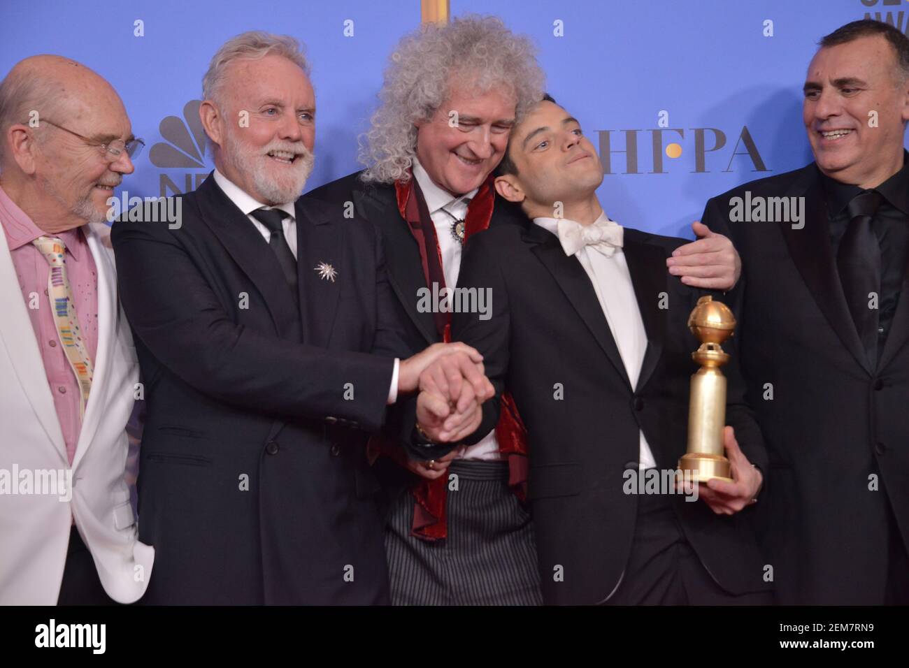 Jim Beach, Roger Taylor and Brian May of Queen, Best Actor in a Motion ...
