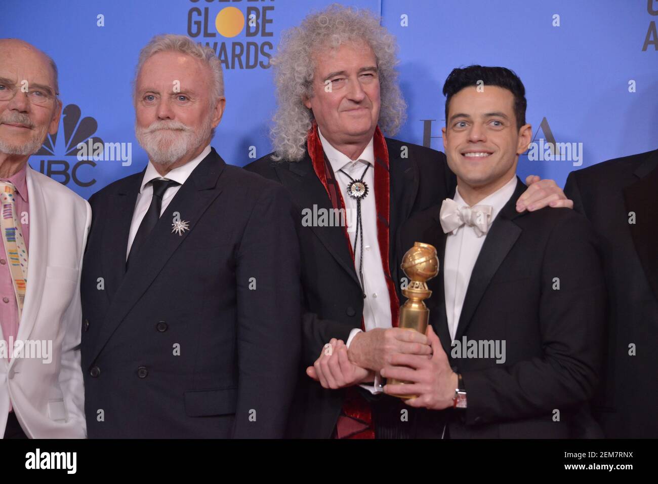 Jim Beach, Roger Taylor and Brian May of Queen, Best Actor in a Motion ...