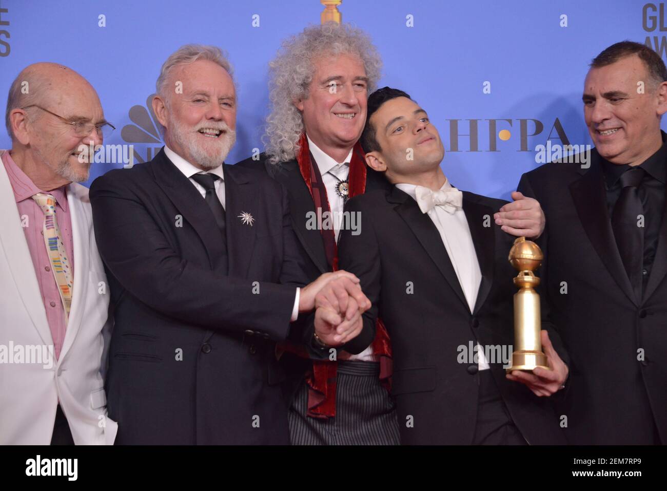 Jim Beach, Roger Taylor and Brian May of Queen, Best Actor in a Motion ...