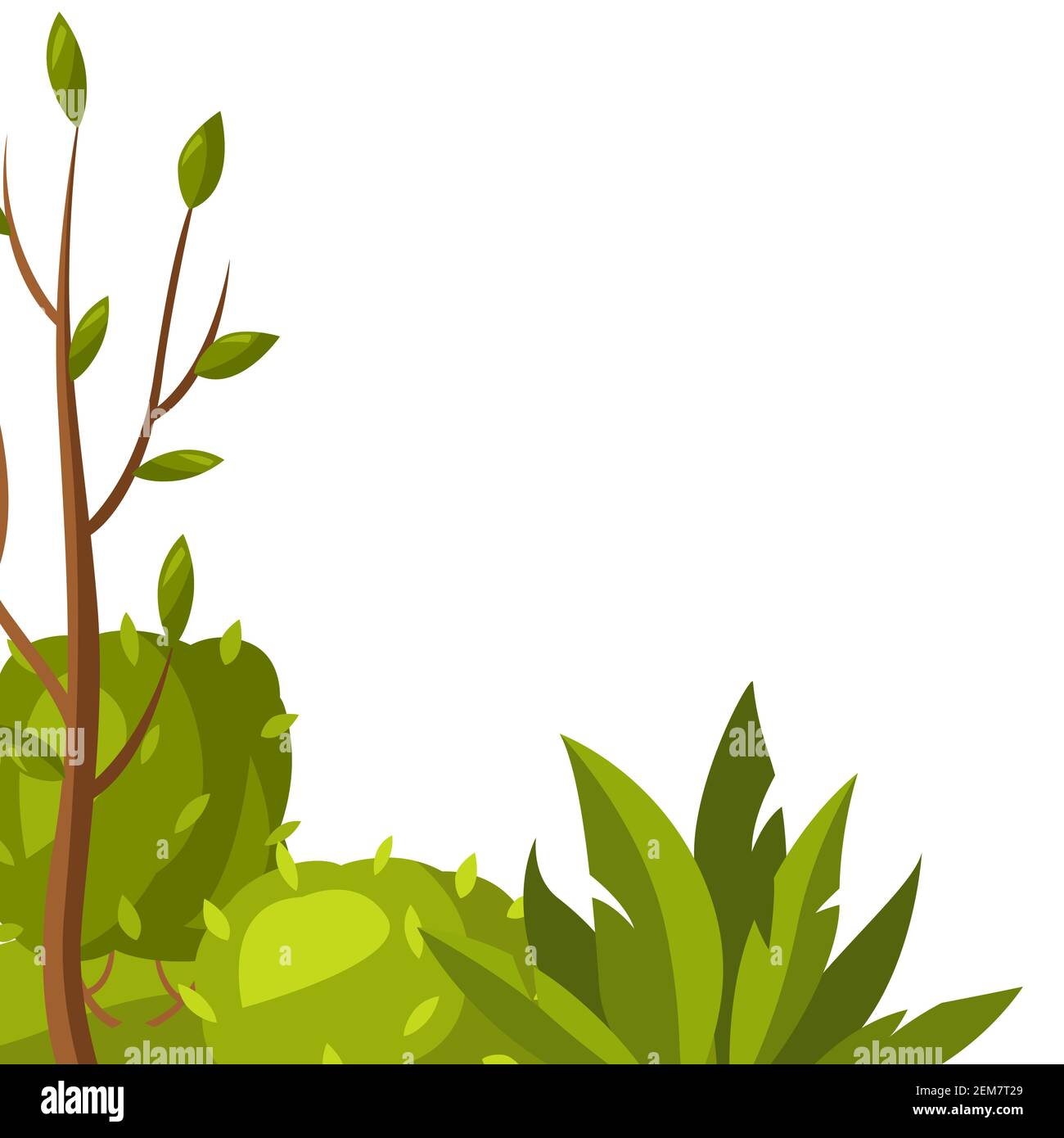 Border bushes Stock Vector Images - Alamy