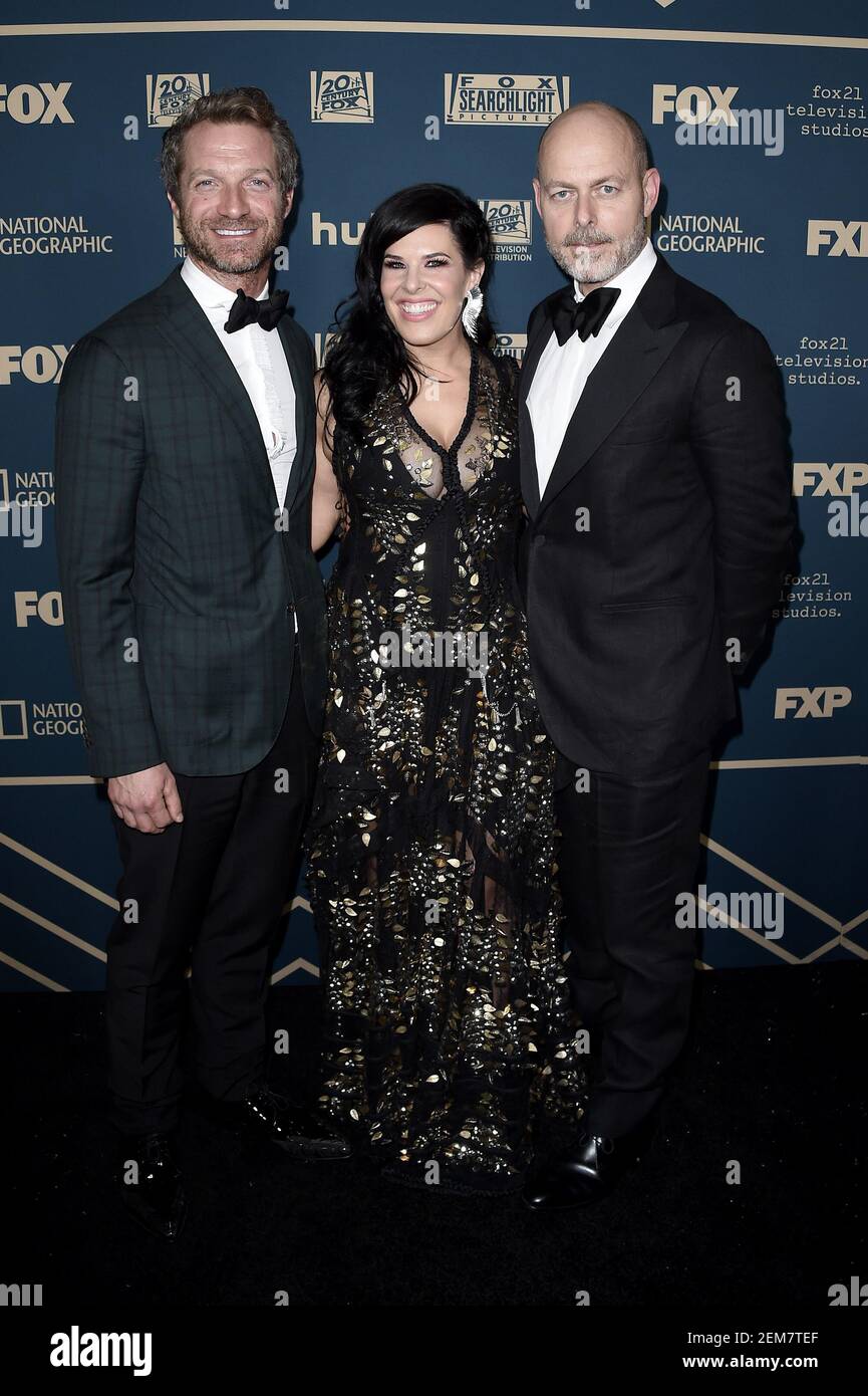 BEVERLY HILLS - JANUARY 6: Tom Rob Smith, Alexis Martin Woodall, Dan ...