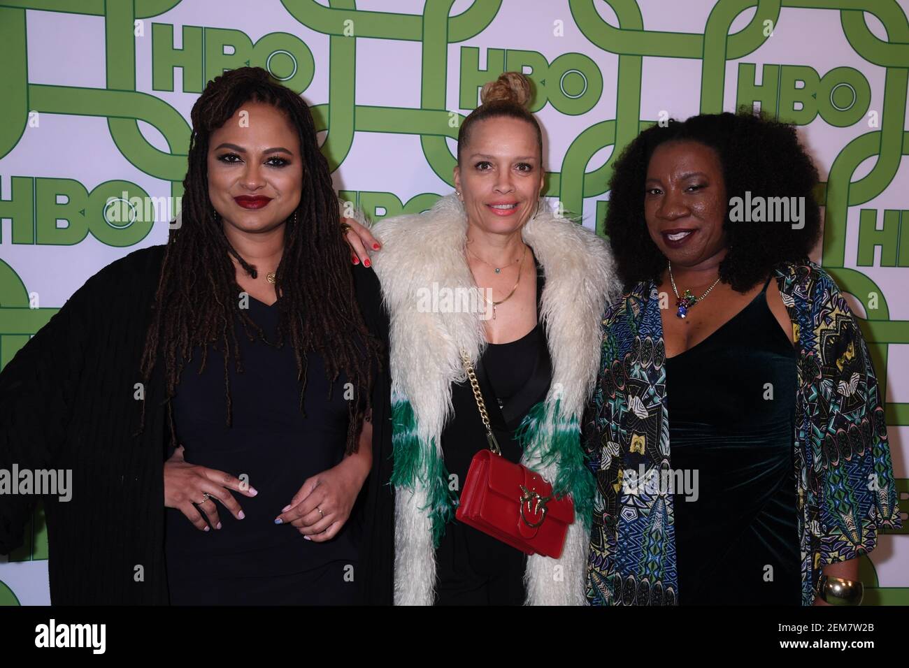 Ava DuVernay, Tarana Burke arrives to the 2019 HBO Golden Globes After ...
