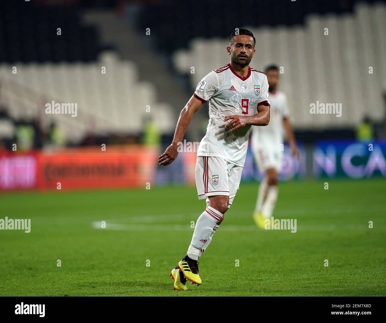 January 7, 2019 : Omid Ebrahimi of Iran during Iran v Yemen at the Al ...