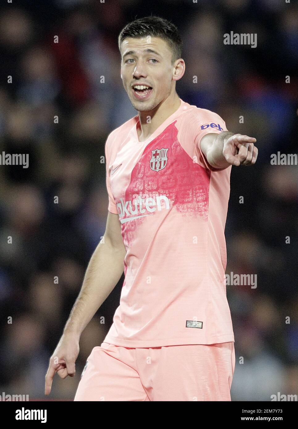 FC Barcelona's Clement Lenglet during La Liga match between Getafe and ...