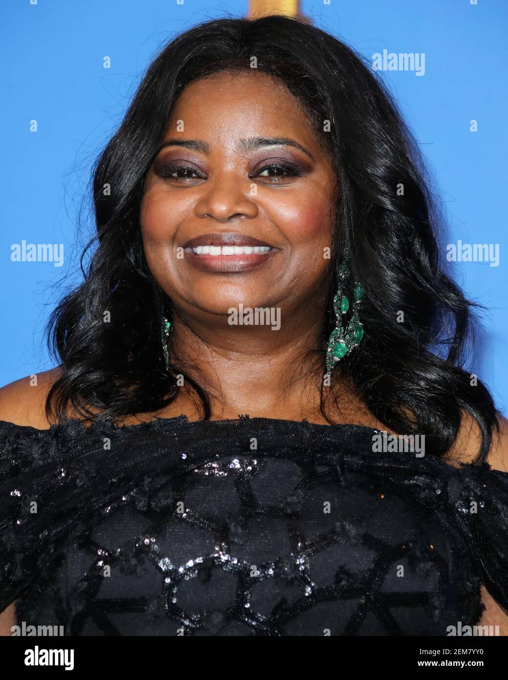 BEVERLY HILLS, LOS ANGELES, CA, USA - JANUARY 06: Actress Octavia ...