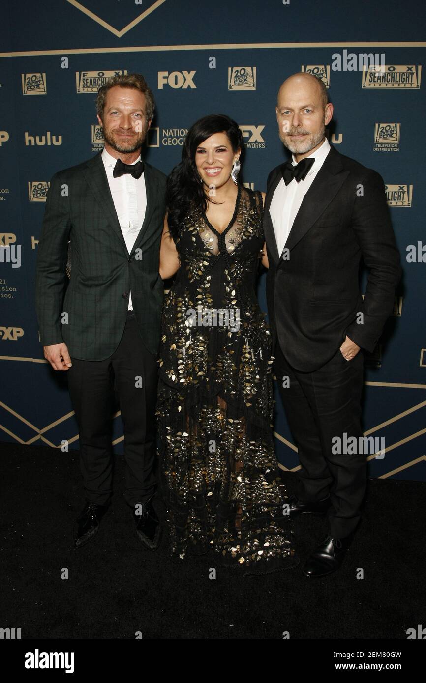 Beverly Hills, CA - JAN 06: Tom Rob Smith, Alexis Martin Woodall, and ...