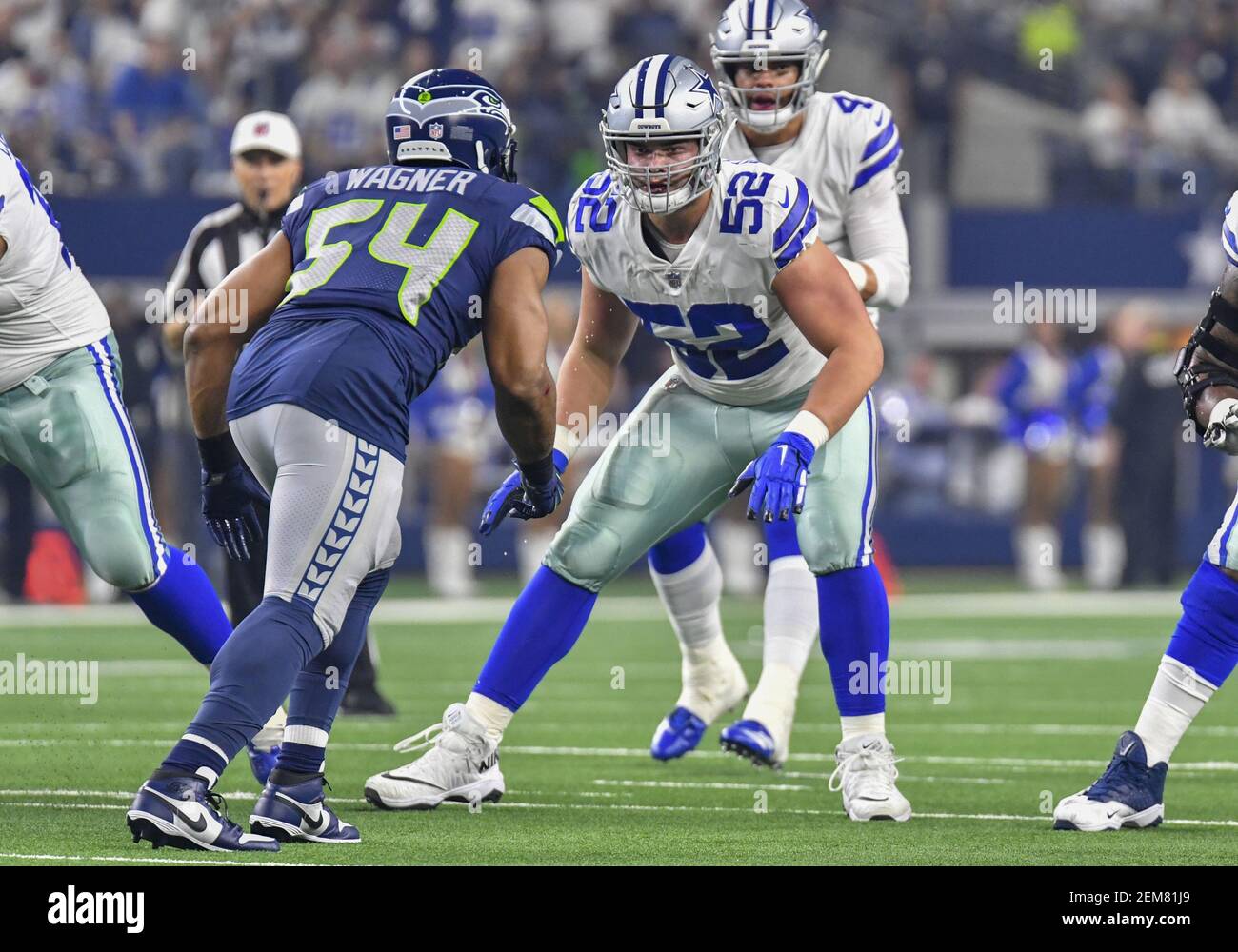 January 05, 2019: Dallas Cowboys offensive guard Connor Williams #52 ...