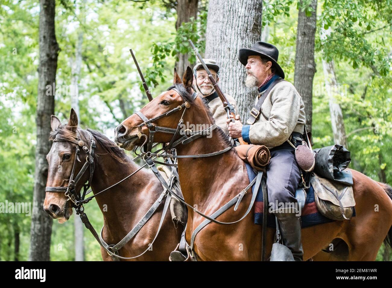 Mounted american weapon hi-res stock photography and images - Alamy