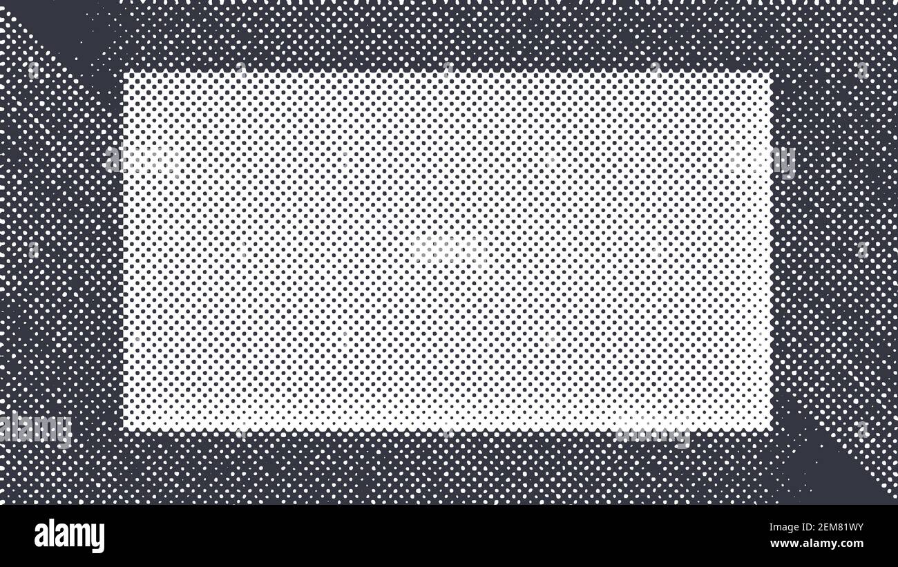 An abstract halftone text box background image Stock Photo - Alamy