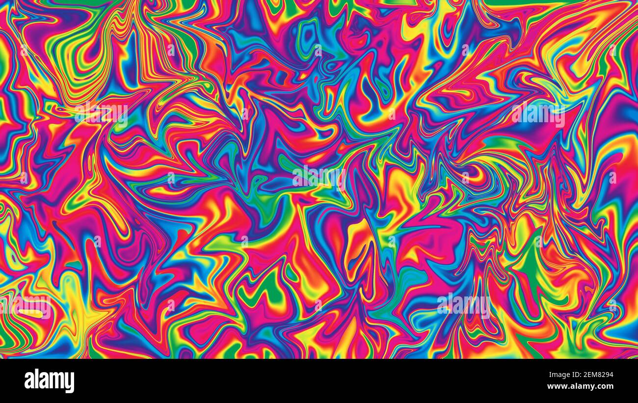 An abstract wavy psychedelic background image Stock Photo - Alamy