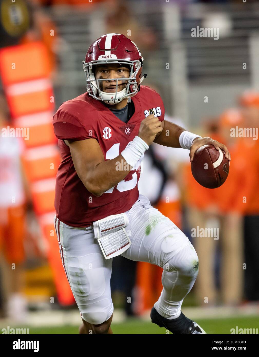 January 07, 2019: Alabama Crimson Tide quarterback Tua Tagovailoa (13 ...