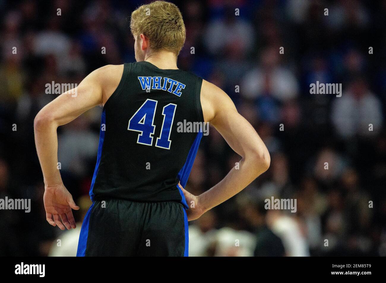 January 8, 2019: Duke Blue Devils forward Jack White (41) during the ...