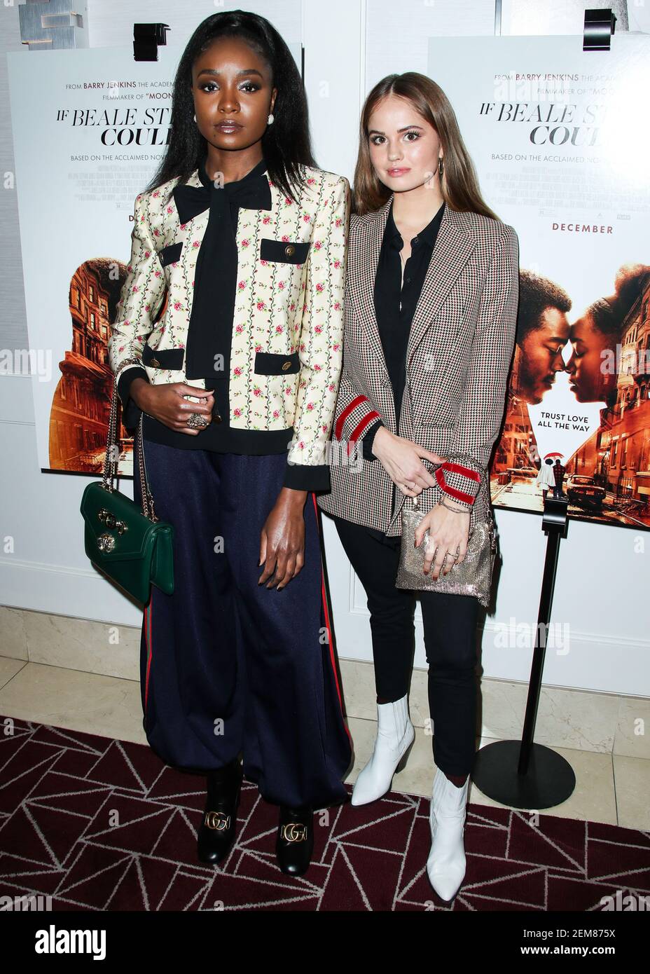 WEST HOLLYWOOD, LOS ANGELES, CA, USA - JANUARY 08: Actresses KiKi Layne ...