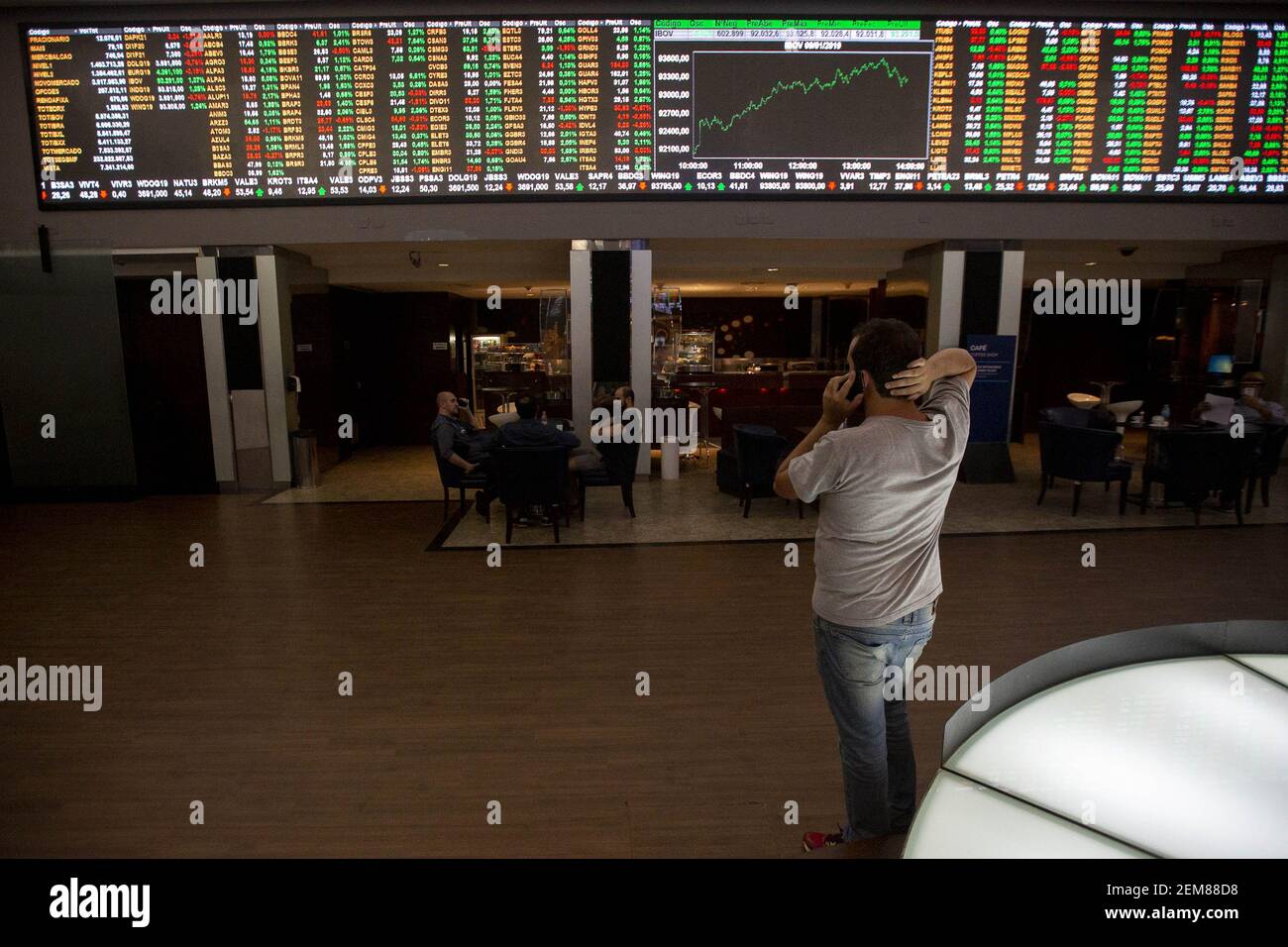SP - Sao Paulo - 09/01/2019 - Bovespa sets new record - The IBOVESPA ...