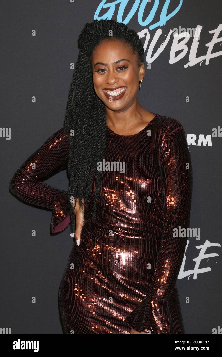 LOS ANGELES - JAN 8: Zuri Adele at the "Good Trouble" Premiere ...