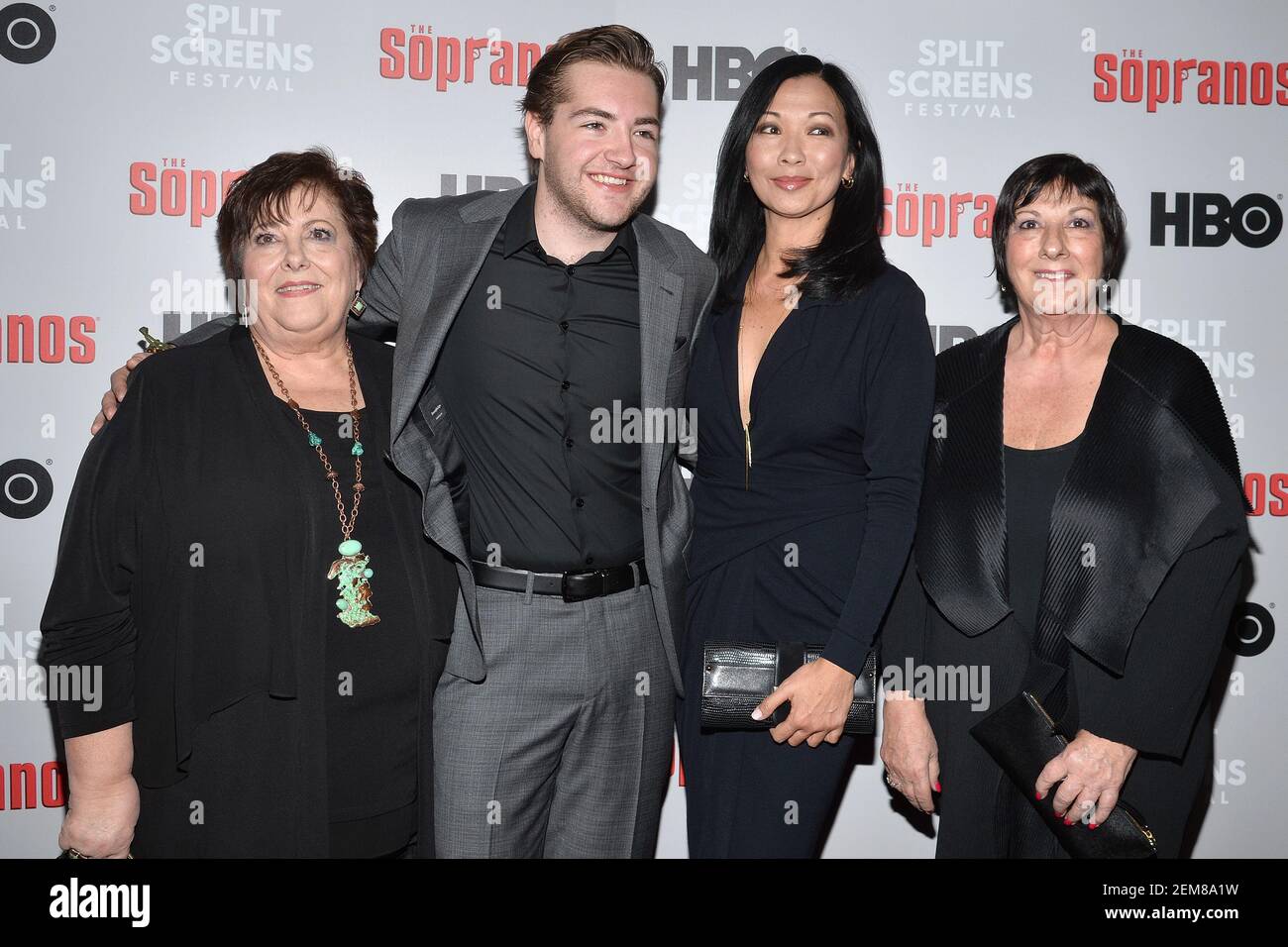 (L-R) Johanna Antonacci, Michael Gandolfini, Deborah Lin and Leta ...