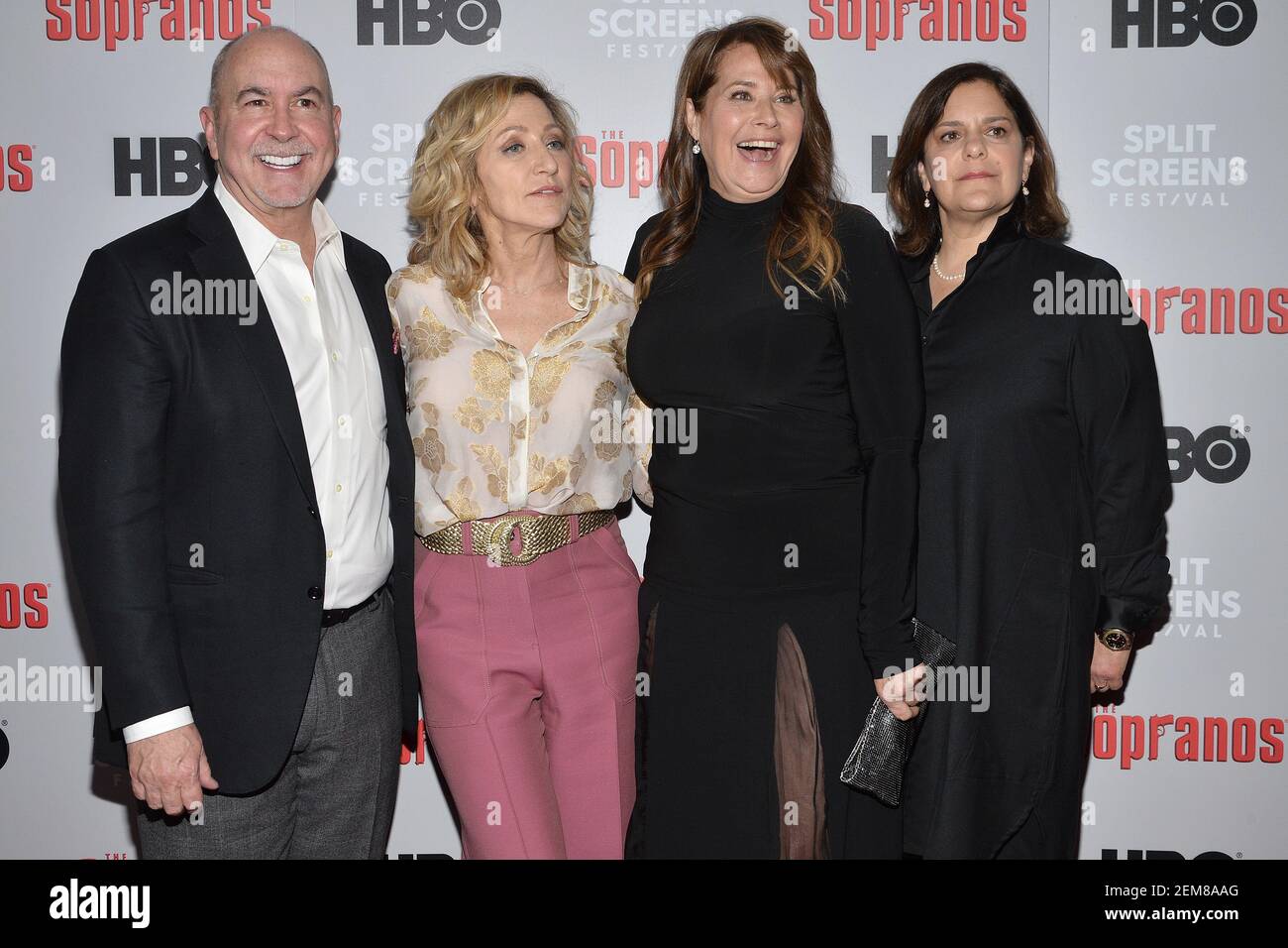 (L-R) Executive Producer Terence Winger, actor Edie Falco, actor Lorraine Bracco and Executive ...