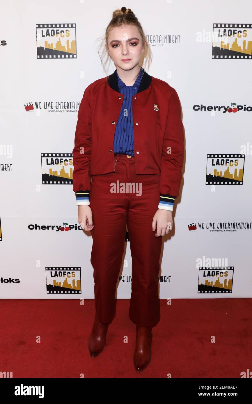 HOLLYWOOD, LOS ANGELES, CA, USA - JANUARY 09: Actress Elsie Fisher ...