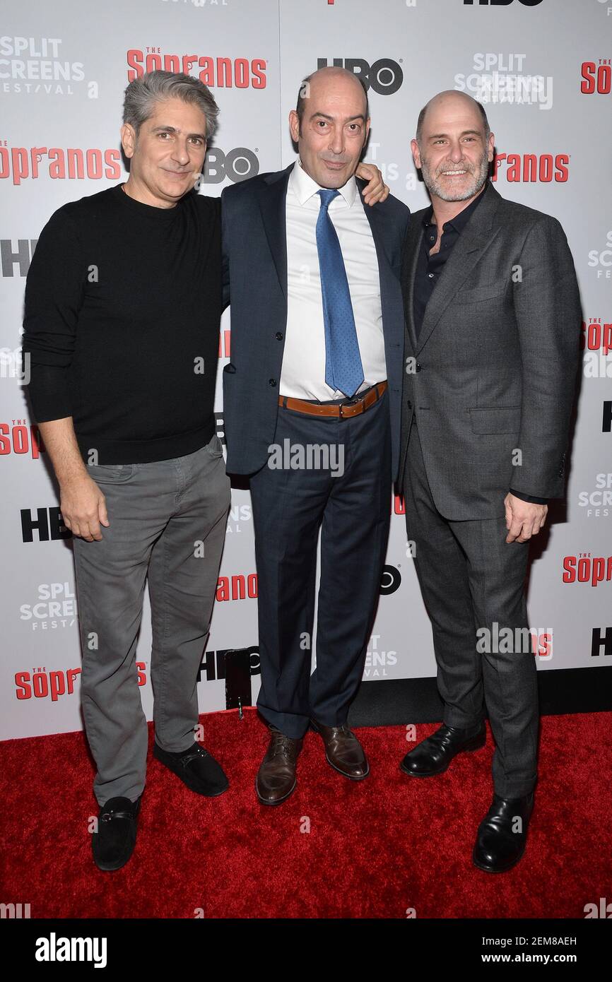 (L-R) Actors John Ventimiglia, Michael Imperioli and Executive Producer ...