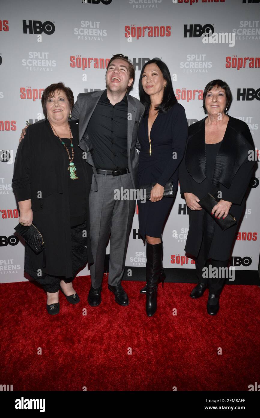 (L-R) Johanna Antonacci, Michael Gandolfini, Deborah Lin and Leta ...