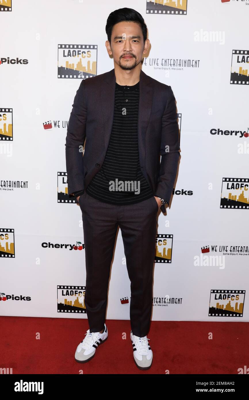 HOLLYWOOD, LOS ANGELES, CA, USA - JANUARY 09: Actor John Cho arrives at ...