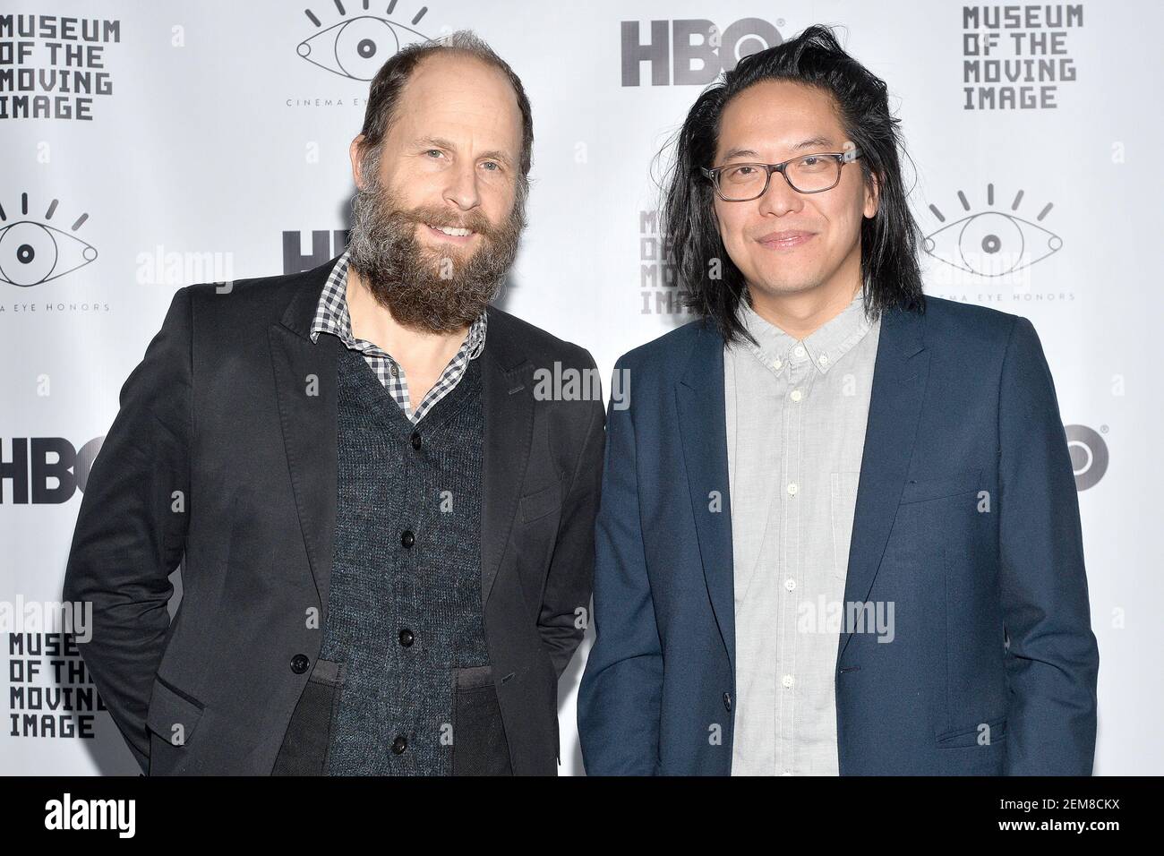 (L-R) Producer Ross Tuttle and director Stephen Maing for "Crime ...