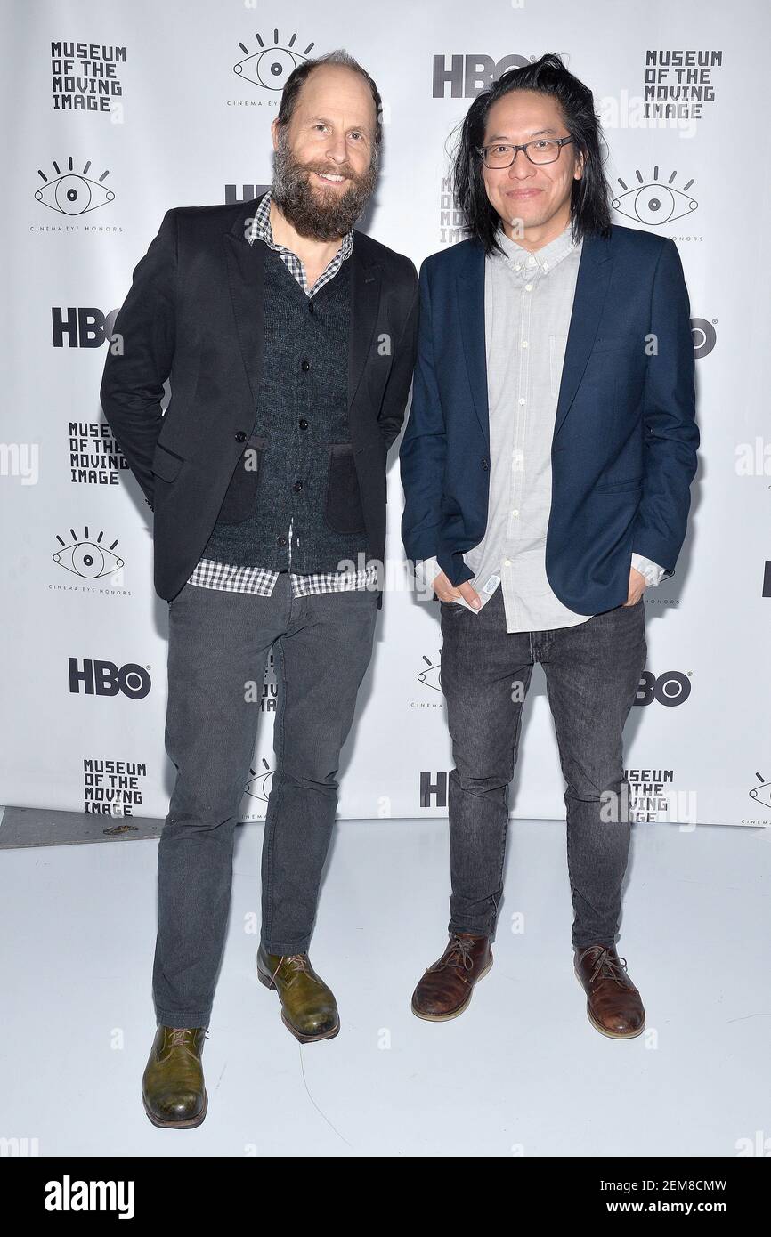 (L-R) Producer Ross Tuttle and director Stephen Maing for "Crime ...