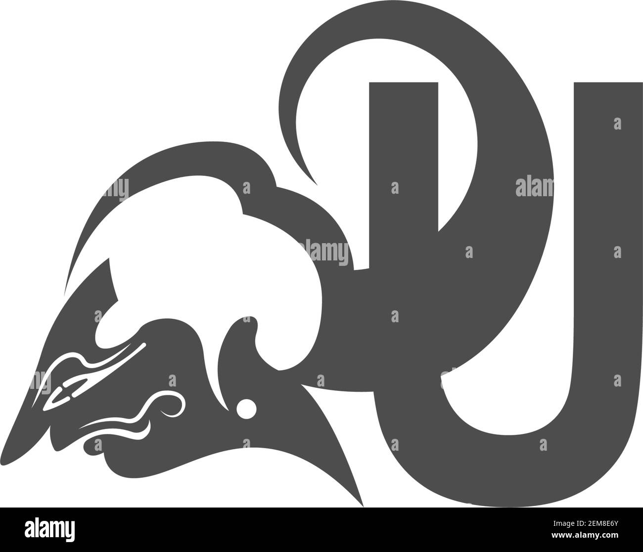 Javanese puppet icon with letter logo design vector Stock Vector Image ...