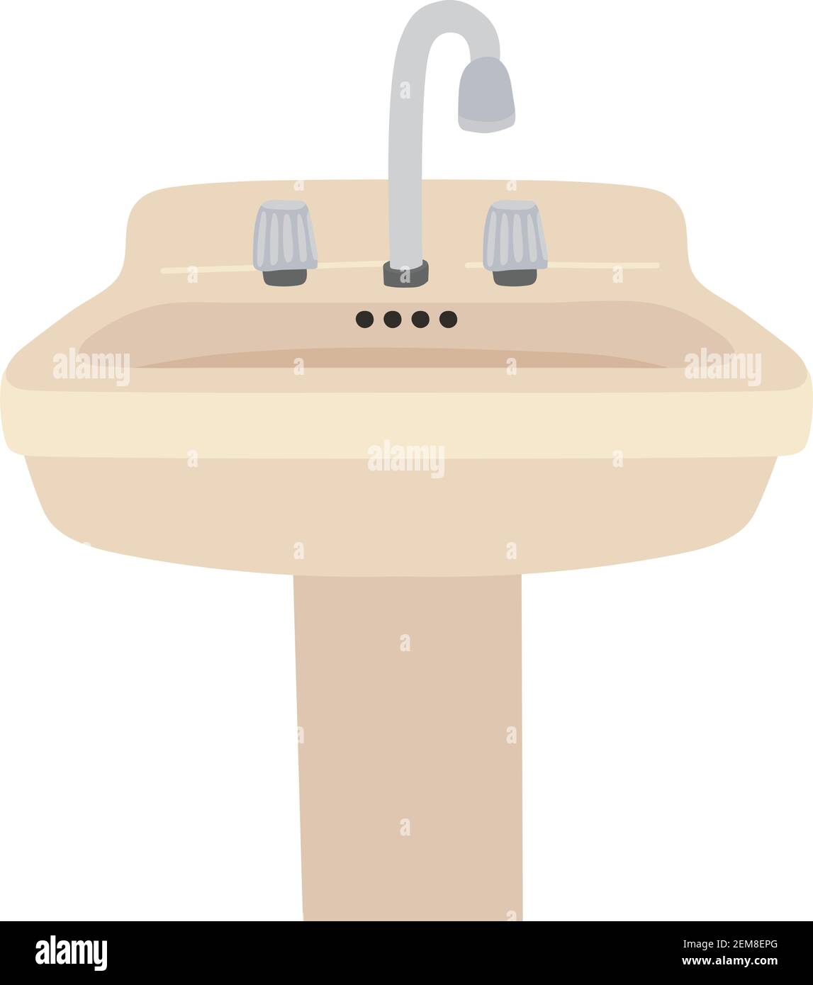 sink over a white background Stock Vector Image & Art - Alamy