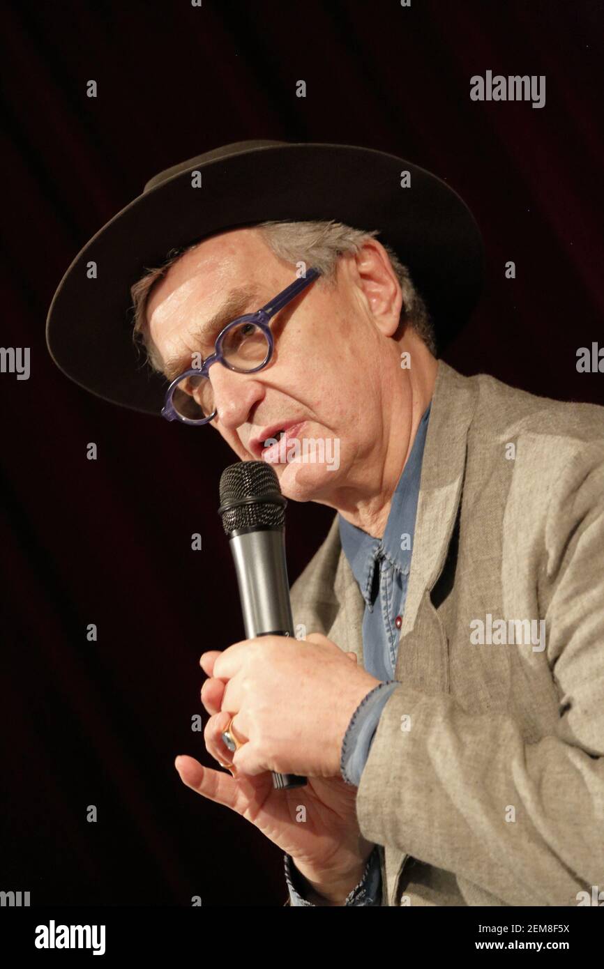 Wim Wenders at the Exhibition opening "Early Photographs 1963-1983" and ...