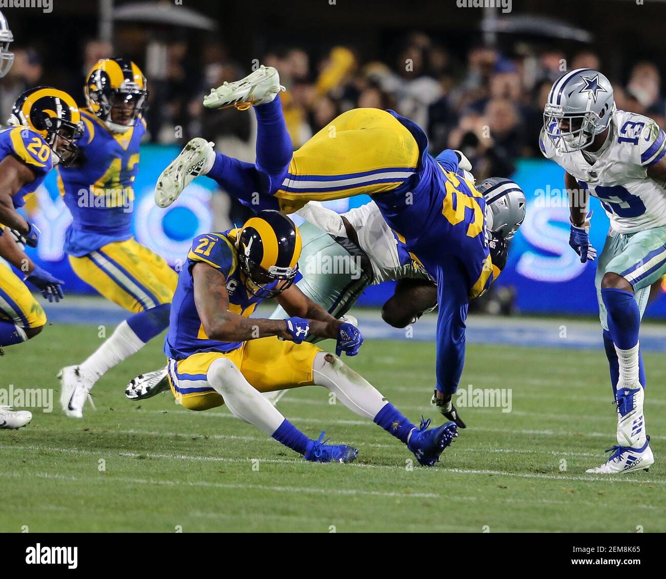 January 12, 2019 Los Angeles, CA...Los Angeles Rams cornerback Aqib ...