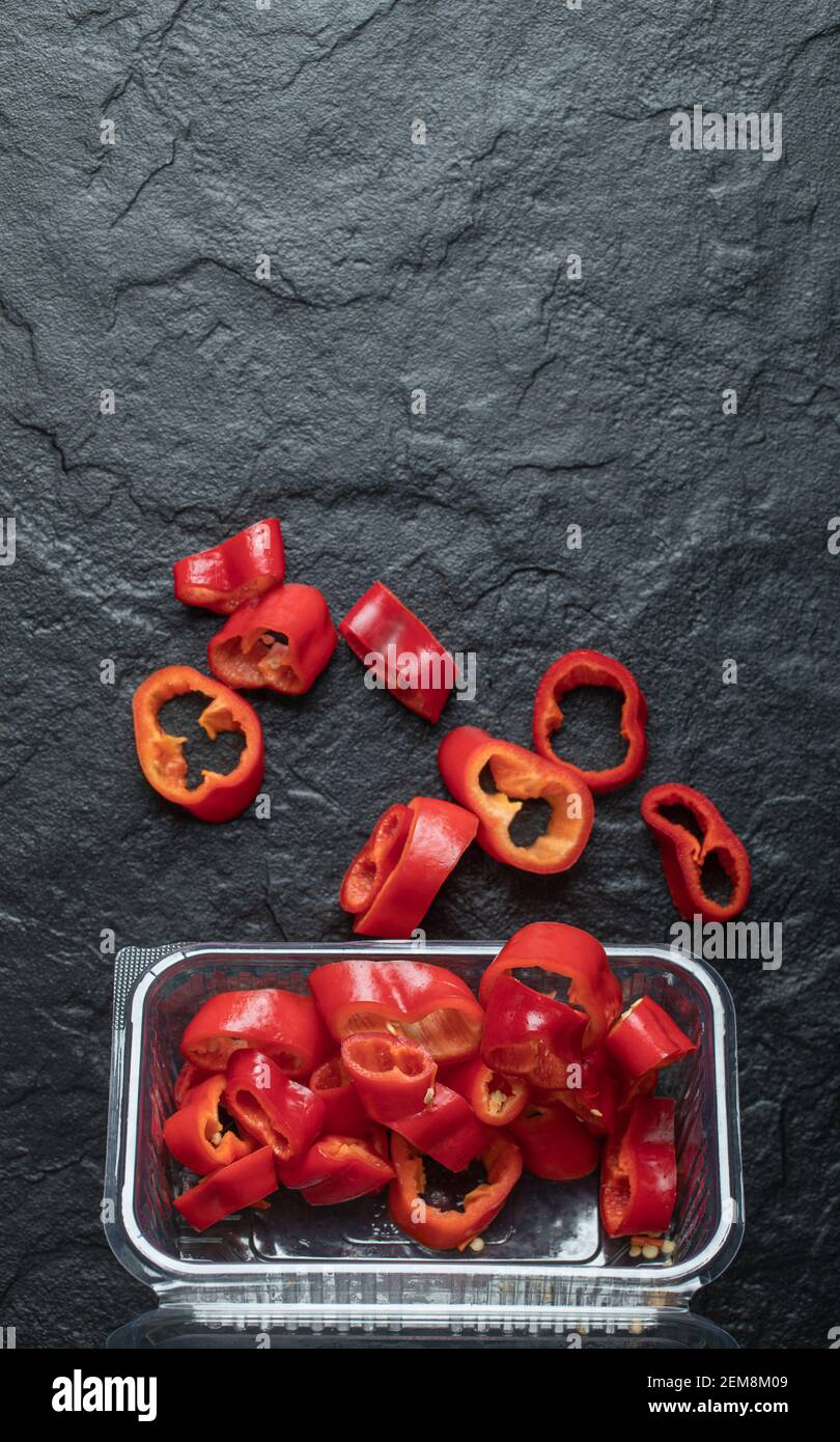 Paprika container hi-res stock photography and images - Alamy