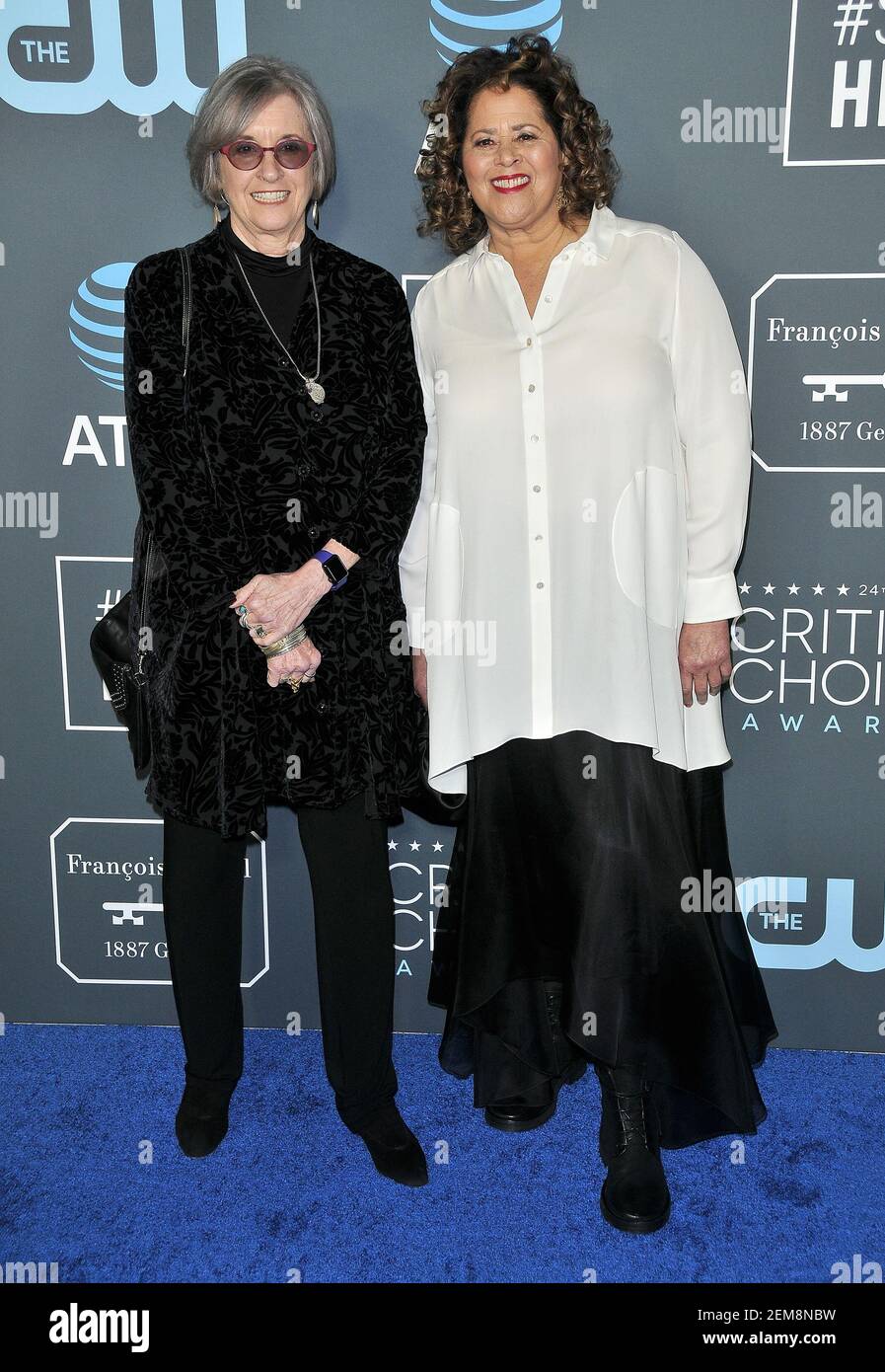 Kristi Zea (L) and Anna Deavere Smith at the 24th Annual Critics Choice ...