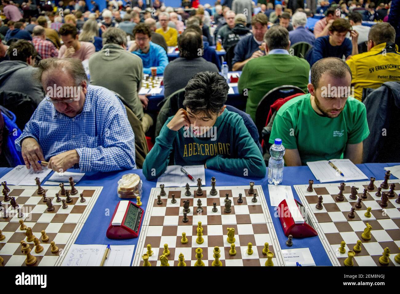 chess fans playing Jan. 13, 2019 - Tata Steel Chess Tournament is an ...