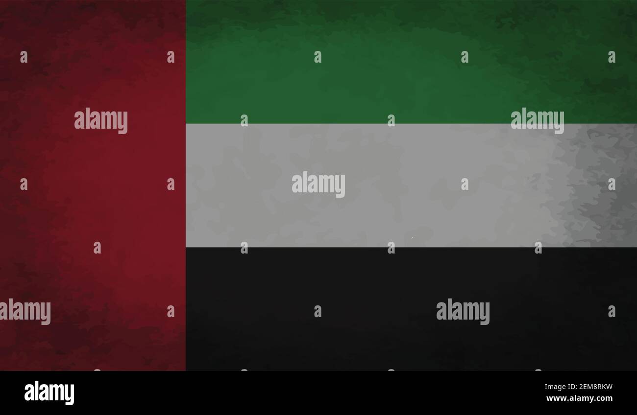 Flag of the United Arab Emirates Arabic Color Vector Eps Download Stock ...